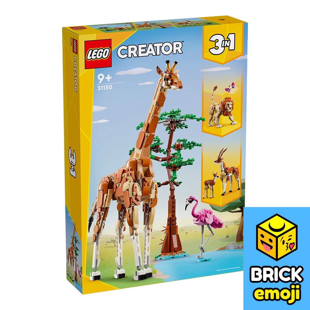 LEGO 31150 Creator 3in1 Wild Safari Animals | Shopee Philippines