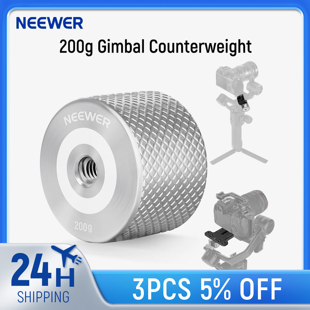 NEEWER 200g Gimbal Counterweight for Balancing Camera Long Lenses ...
