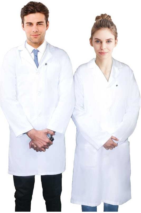 DR Uniforms Neutral Laboratory Coat 100% Cotton Disinfected to Prevent ...