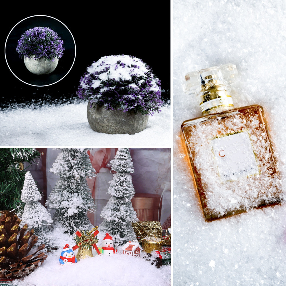 Christmas Artificial Winter Snow - Party Atmosphere Decoration - White ...