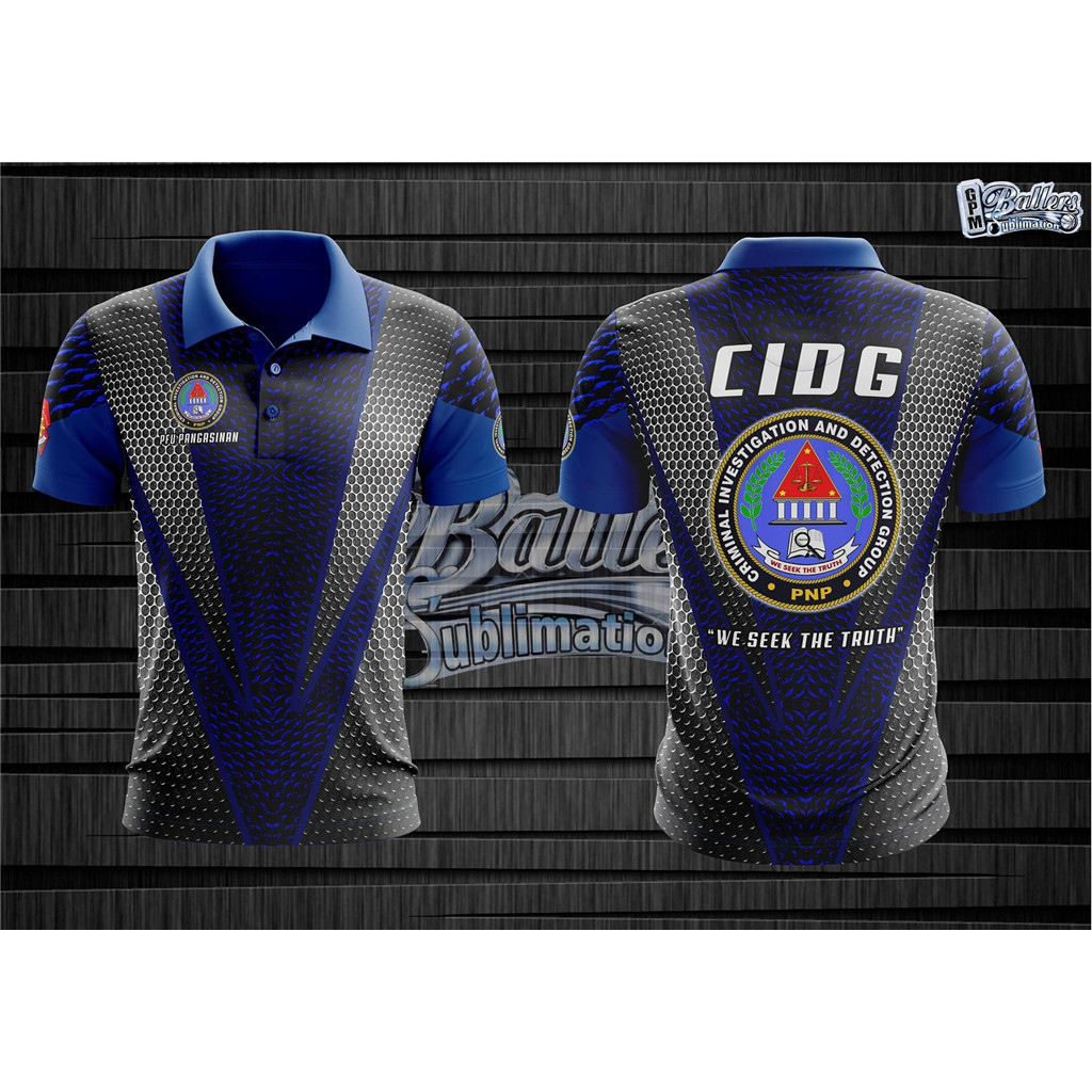 polo shirt CIDG PHILIPPINE NATIONAL POLIC CRIMINAL INVESTIGATION AND ...