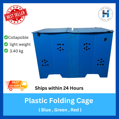 Plastic Folding Cage Double for Gamefowl / Derby box ( Polypropylene ...