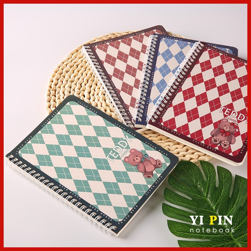 ↓ ↙ A5 Notebook Teddy Bear 60Sheets Notepad School Stationery School office supplies for ...
