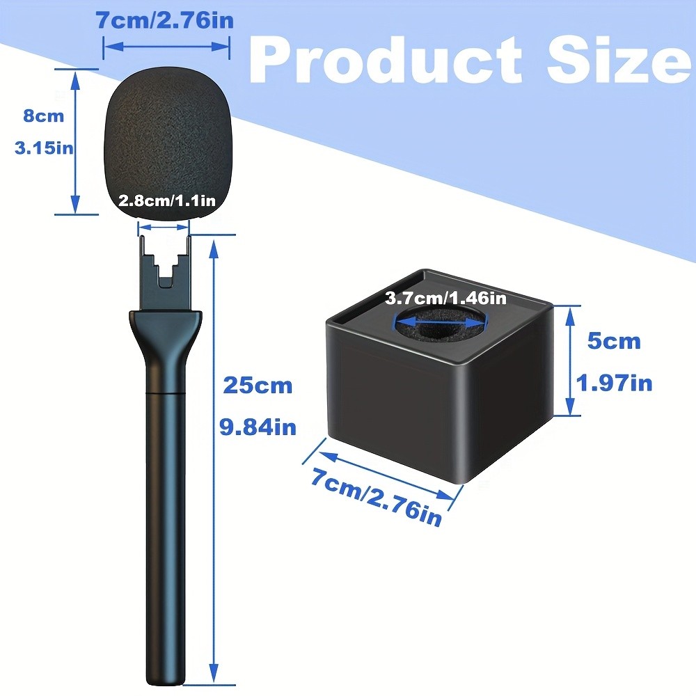 Wireless Lavalier Mic Handle for DJI RODE Microphones - Adjustable ...