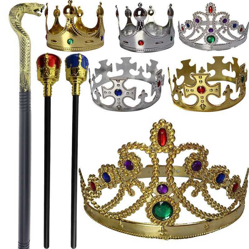 Halloween Children's Props Prince Costume Toy King Crown Headpiece ...
