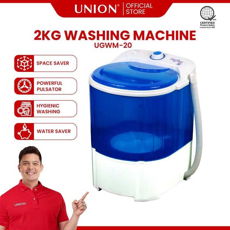 Union UGWM-20 2kg Capacity Mini Single Tub Washing hine | Shopee ...