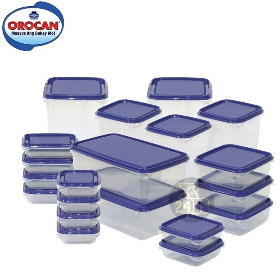 Orocan Food Storage # FS020 20 pcs Cucina Uno Fresh Food Storage Food ...