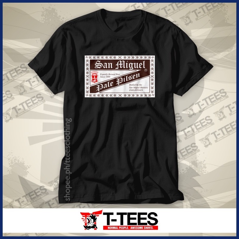 T-TEES - San Miguel Pale Pilsen Beer Logo T-Shirt - SMB | Shopee ...