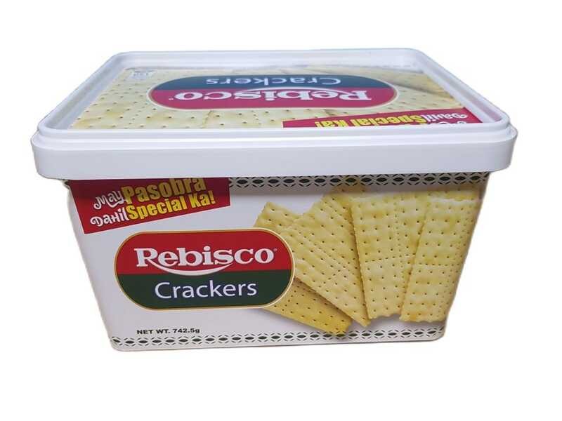 REBISCO CRACKERS - Crunchy Plain Crackers ( Pack Of 1 Tub X 742.5 Grams ...