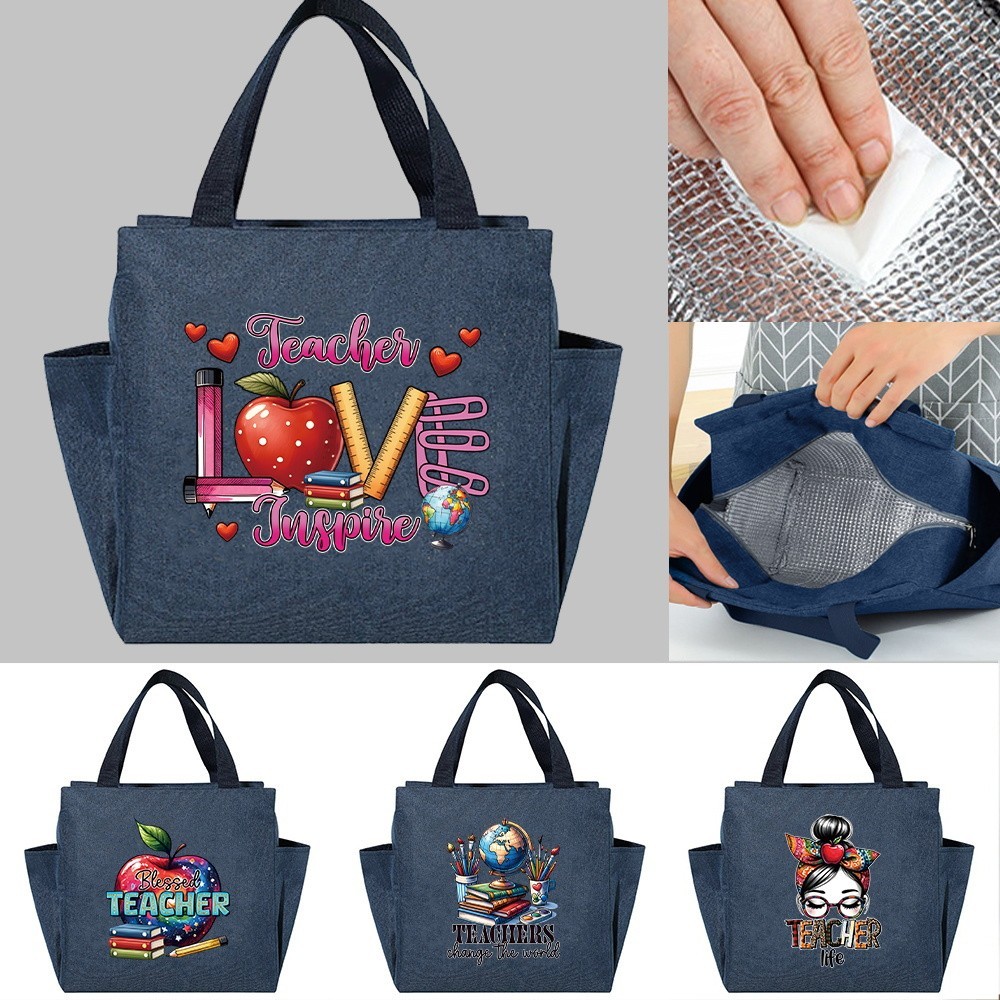 Insulated Lunch Bag Dinner Bags Large Capacity Multifunction School ...