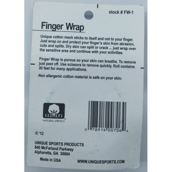 Tourna DOC FINGER WRAP (FW-1) / DOC ATHLETIC TAPE (AT-1) | Shopee ...