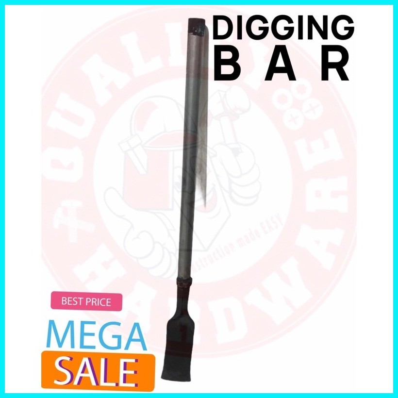 Digging bar Molye Type solid steel TakTak | Shopee Philippines