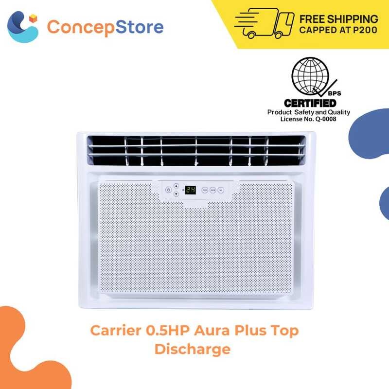 Carrier 0.5Hp Aura Plus Top Discharge Air Conditioner 995 | Shopee ...