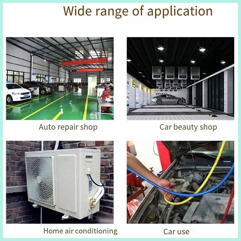 1PCS Copper Head Tricolor Tube Car Air Conditioner Fluorinated Tube for ...