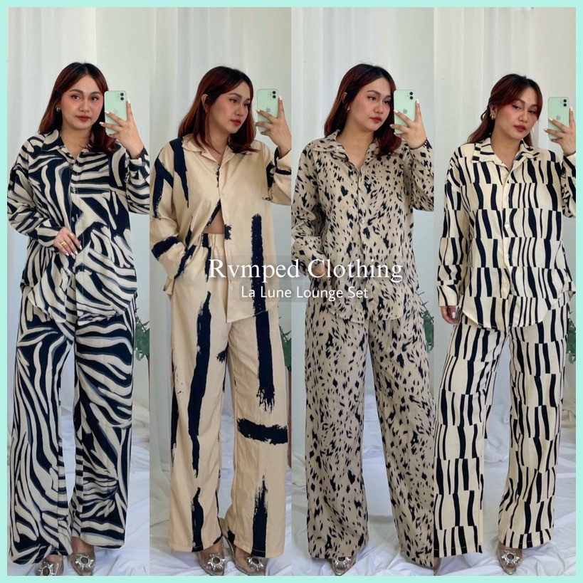RVMPEDDAILY La Lune Lounge Set | Shopee Philippines