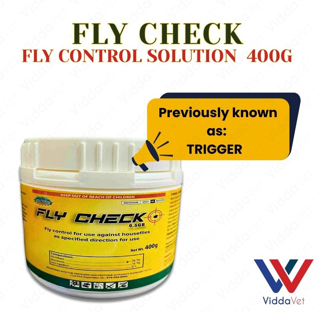400g Fly Check Granules Solution for Clearing Out Flies from Animal ...