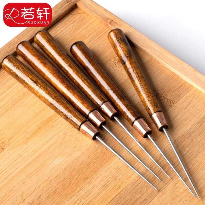 Sharp Punch Wooden Handle Handmade Old-fashioned Extra-long Thin Awl ...