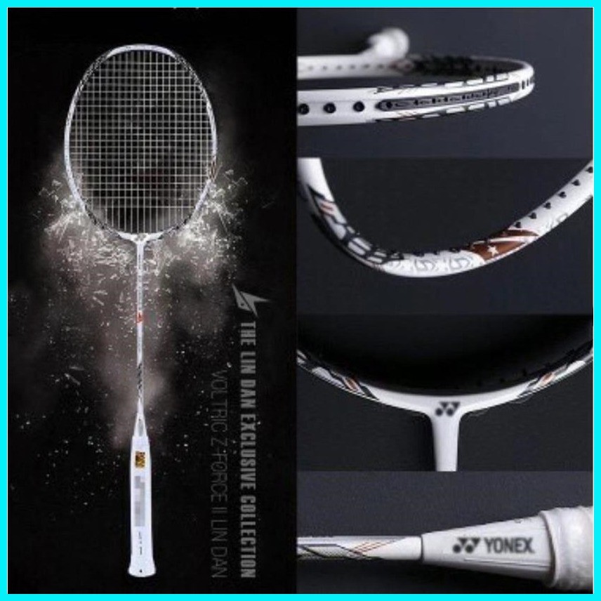 YONEX VOLTRIC Z FORCE II WHITE Badminton Racket Full Carbon Single 4U ...