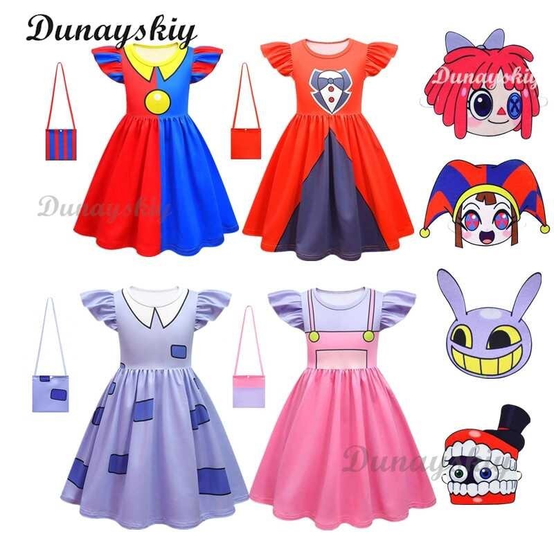 Cartoon TV Amazing Cos Digital Circus Ragatha Pomni Cosplay Costume ...