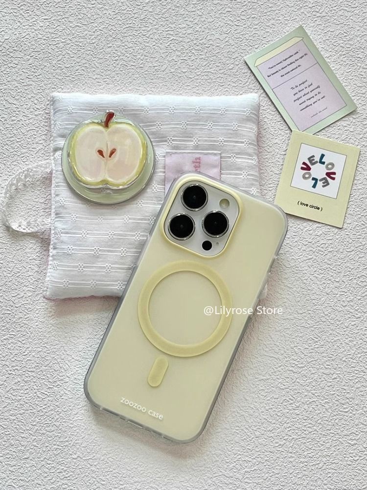 Matte Phoone Case for iPhone 15 14 13 12 Pro Max with Magnetic Suction ...