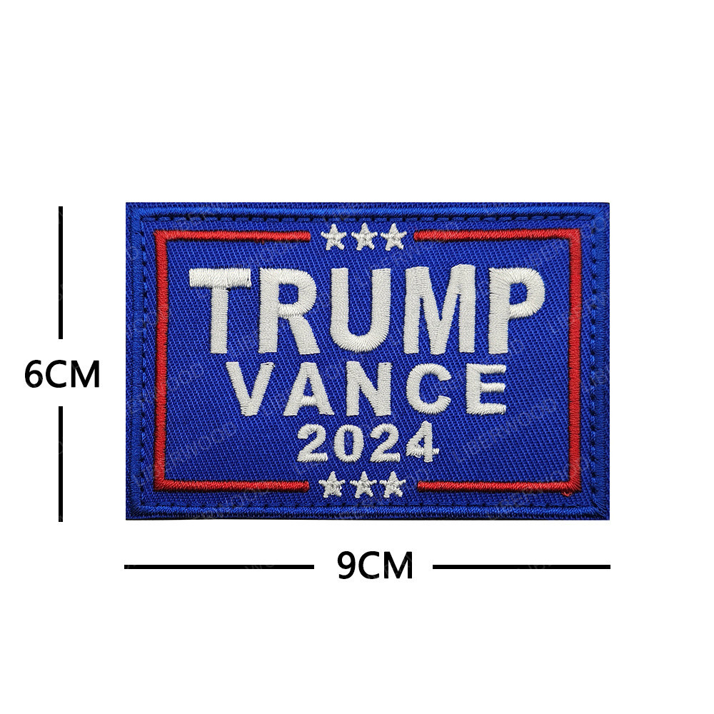 Trump MAGA VANCE 2024 Patches Make America Great Again Red Hat Badge ...