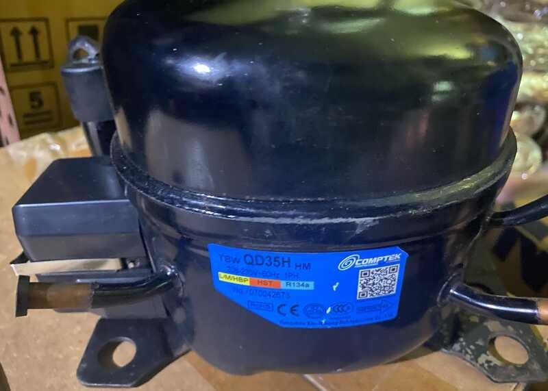 Refrigerator Compressor 1/10 Horsepower Qd35 R134a 220V | Shopee ...