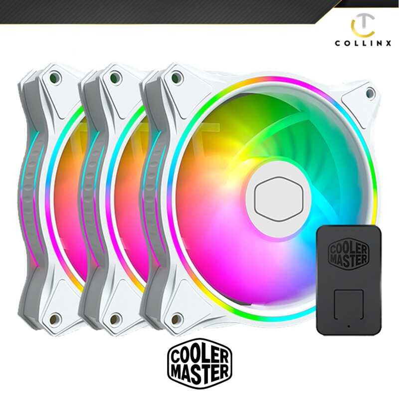 COOLERMASTER Mf120 HALO CASE FANS Dual Loop Addressable Gen 2 RGB ...