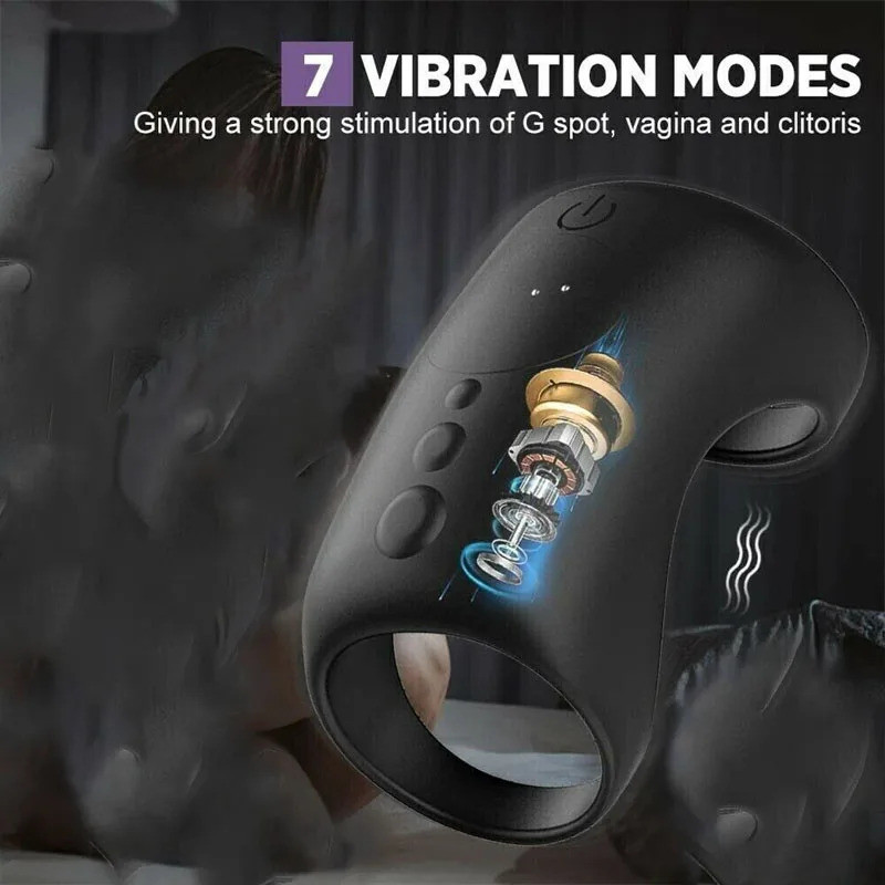 7-Speed Vibration Ring G-Spot Dilator Enlargement Couple Adult | Shopee ...