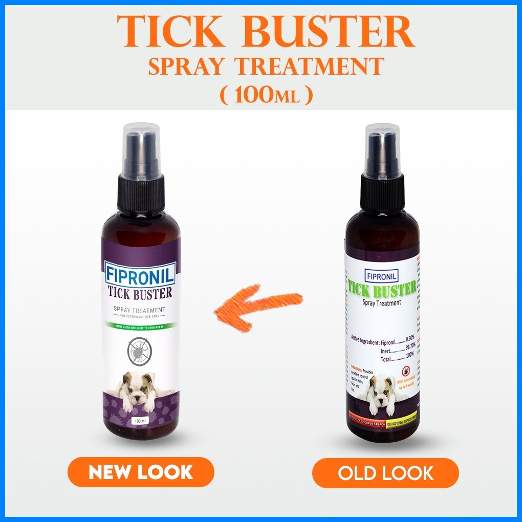 FIPRO-Tick Buster Fipronil Spray Treatment Anti Ticks, Fleas and Lice ...