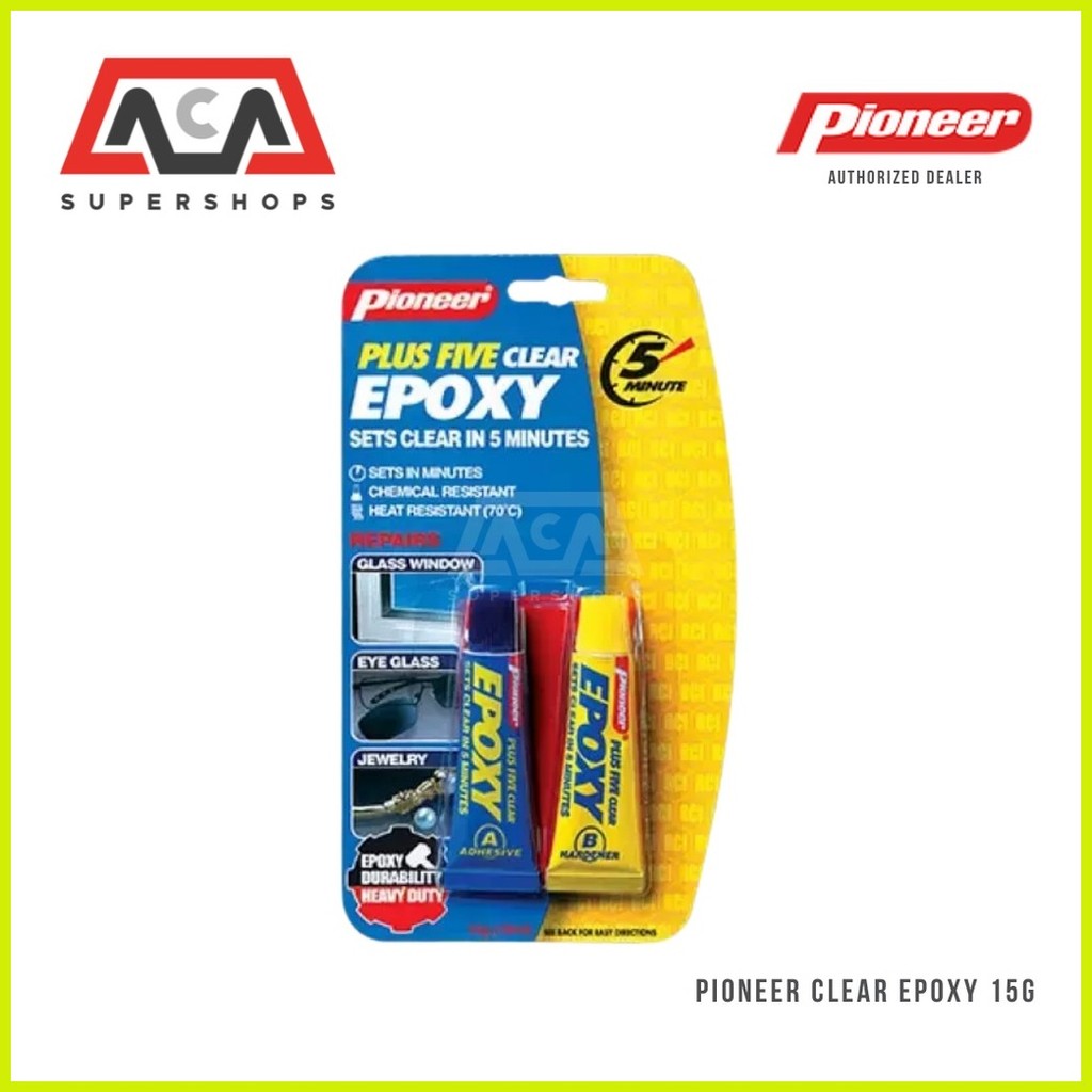 PIONEER Clear Epoxy PLUS FIVE 15G | Shopee Philippines