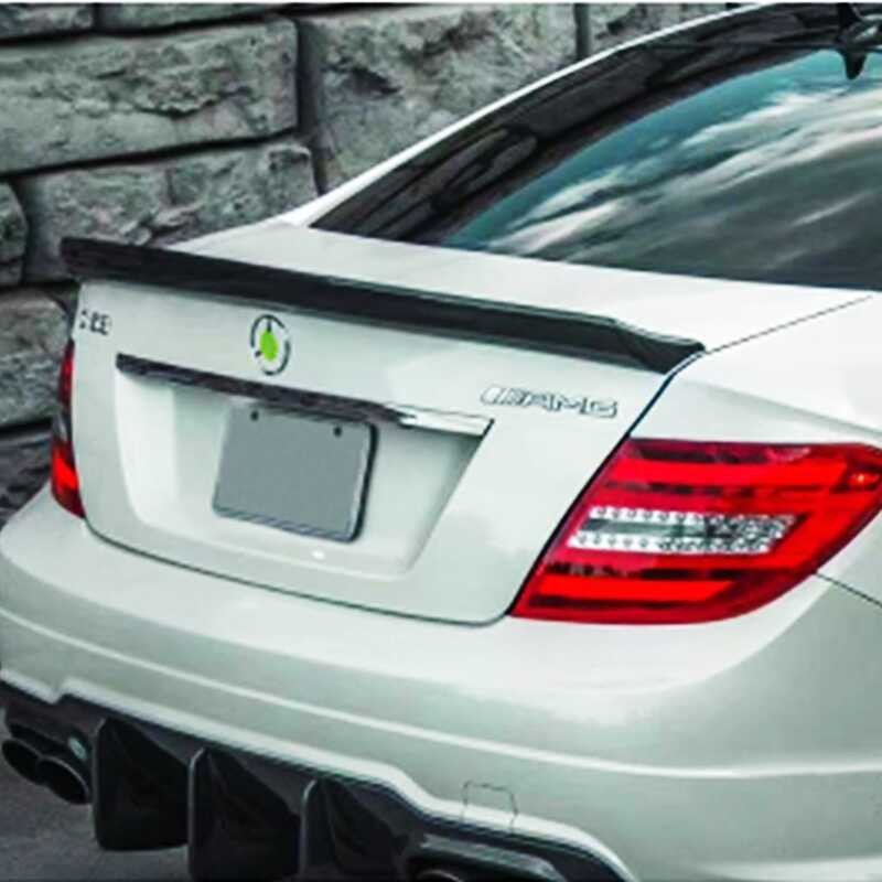 Carbon Fiber Rear Trunk Lid Car Wings Ducktail Lip Spoiler Para Sa ...