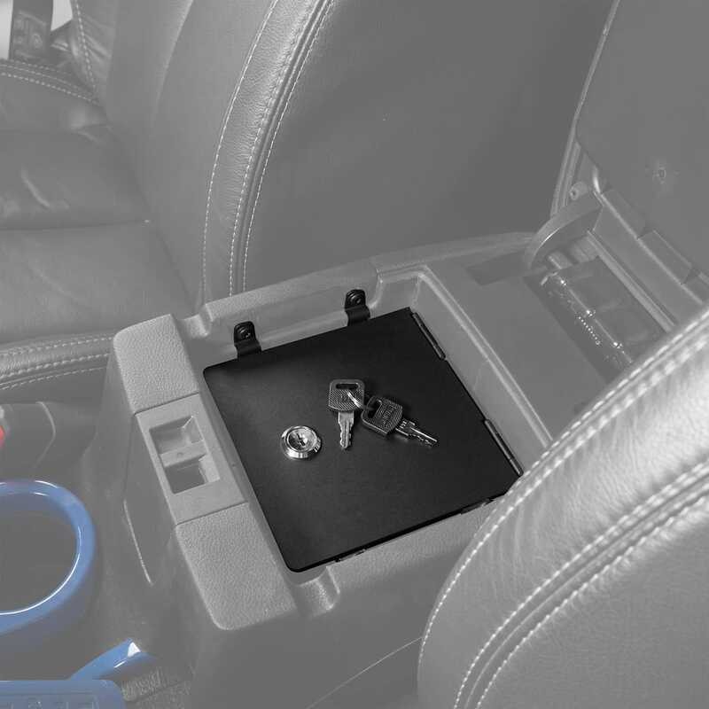 Center Console u-Box Locking Storage Box Lock Vault Insert Organizer ...