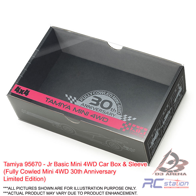 Tamiya 95670 - Jr Basic Mini 4WD Car Box & Sleeve (Fully Cowled Mini ...
