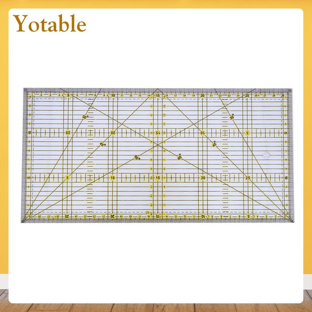 Clear plastic ruler for sewing | Shopee Philippines