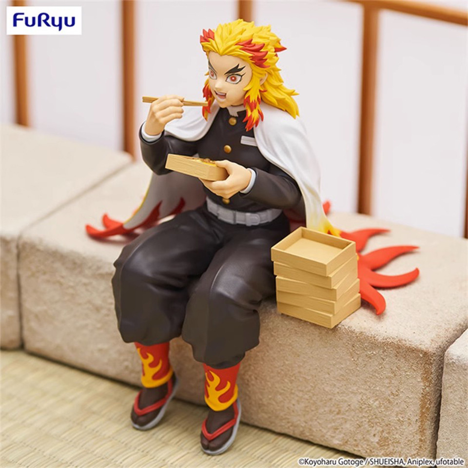 Original Genuine Furyu Demon Slayer 14Cm Rengoku Shinjurou Noodles ...