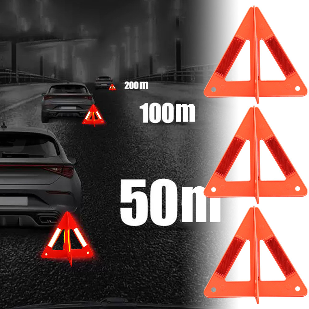 Automobile Reflective Warning Signs - Car Stop Fault Sign - Triangle ...