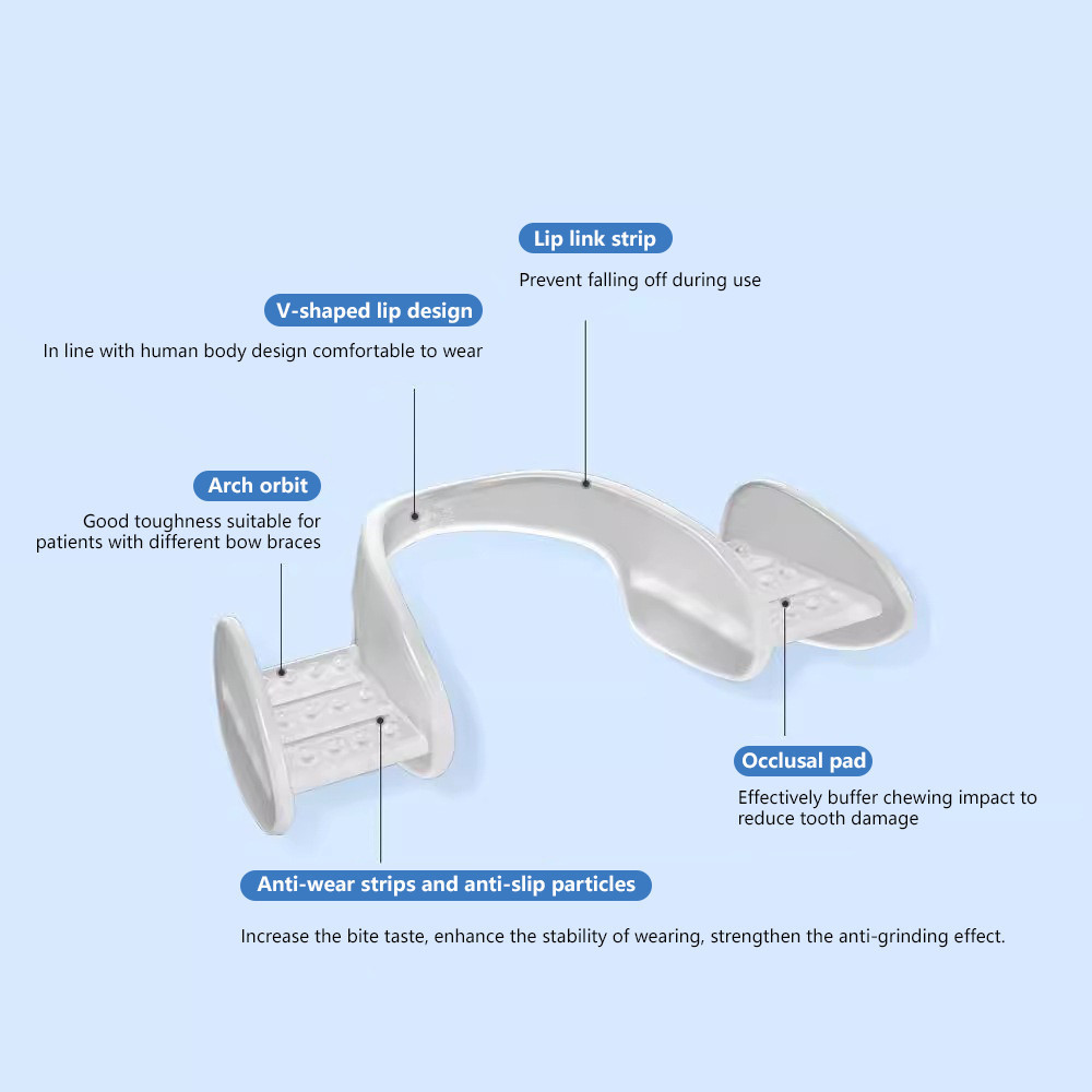 Intraoral Supporting Device Prop Bite Teeth Guard Night Mouth Tray for ...