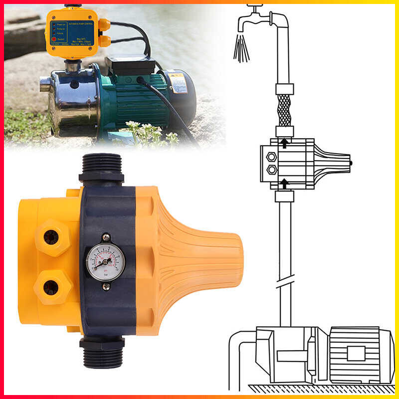 Automatic ☥ MORIKAWA water control IP65 electric booster injection pump controller pressure ...