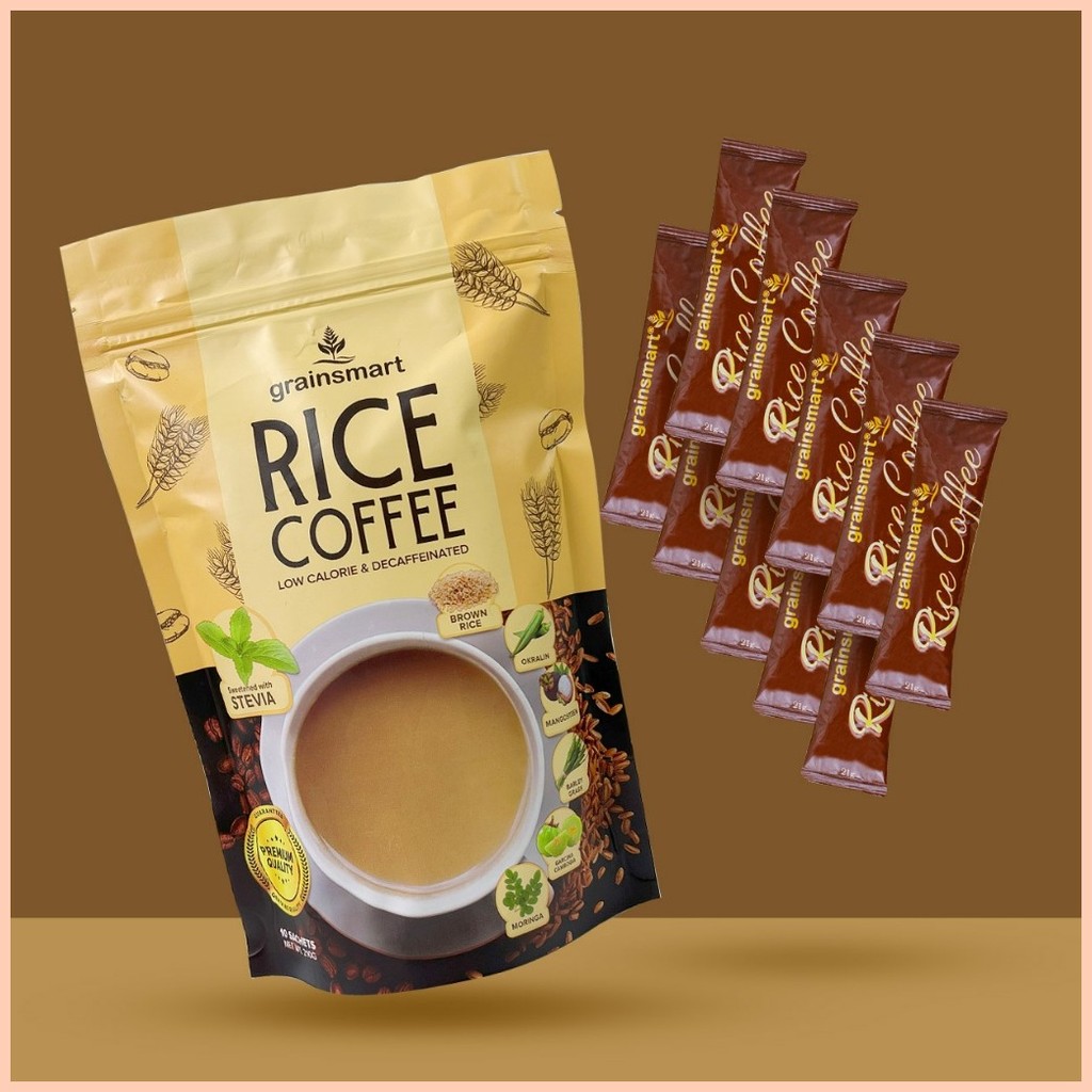 ☪ ☢ § Grainsmart Ricewell Brown Rice Coffee with Rice Husk and Stevia ...