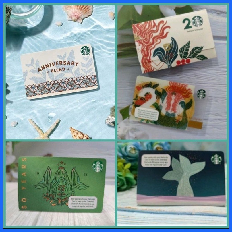 Starbucks Siren Anniversary Card | Shopee Philippines
