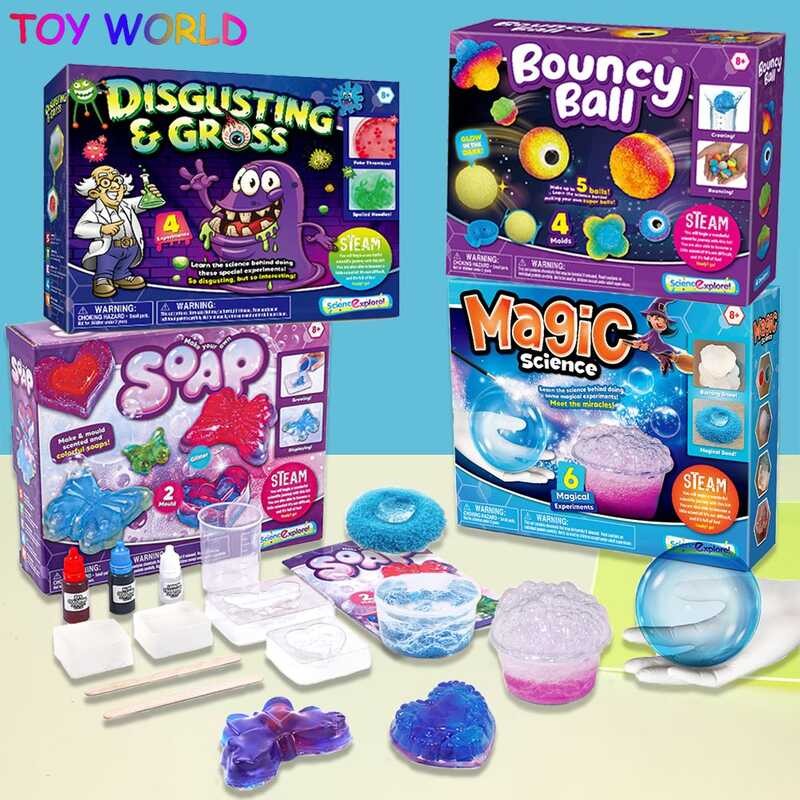 Kit Complete Slime Set Science Experiment Kit Magic Science/Bouncy Ball ...