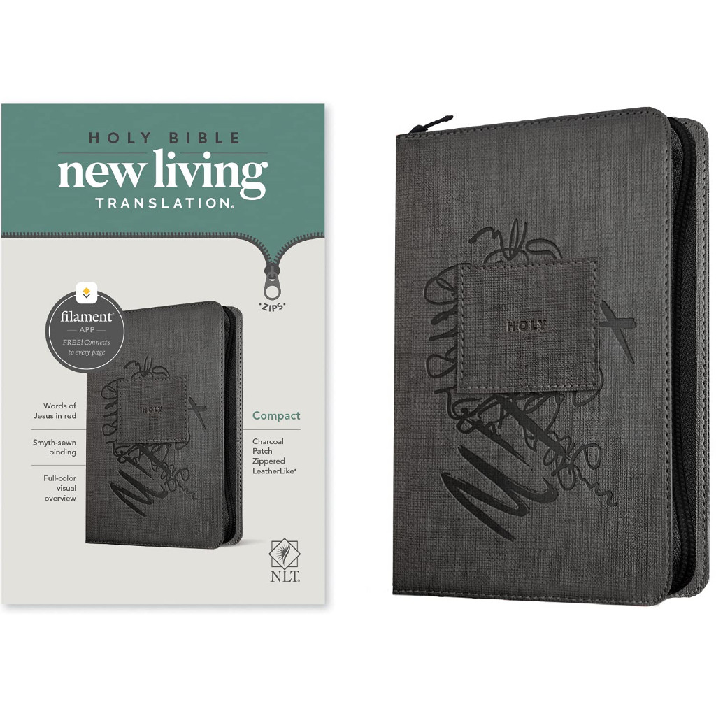 NLT COMPACT BIBLE, FILAMENT ENABLED EDITION--SOFT LEATHER-LOOK ...