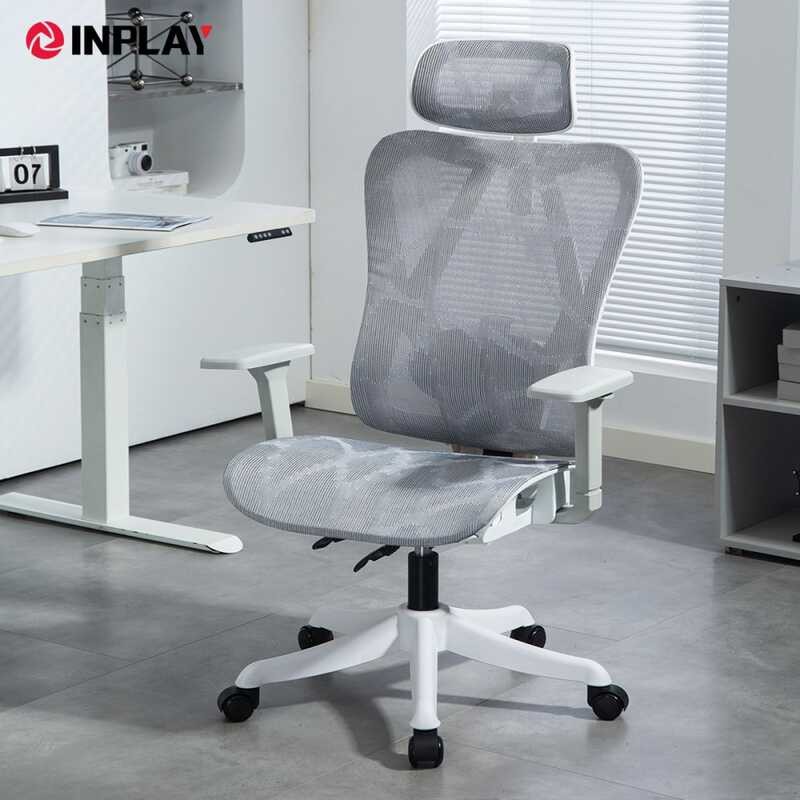 INPLAY Ef90 Ergonomic Chair Adjustable Breathable Design Long Sitting ...