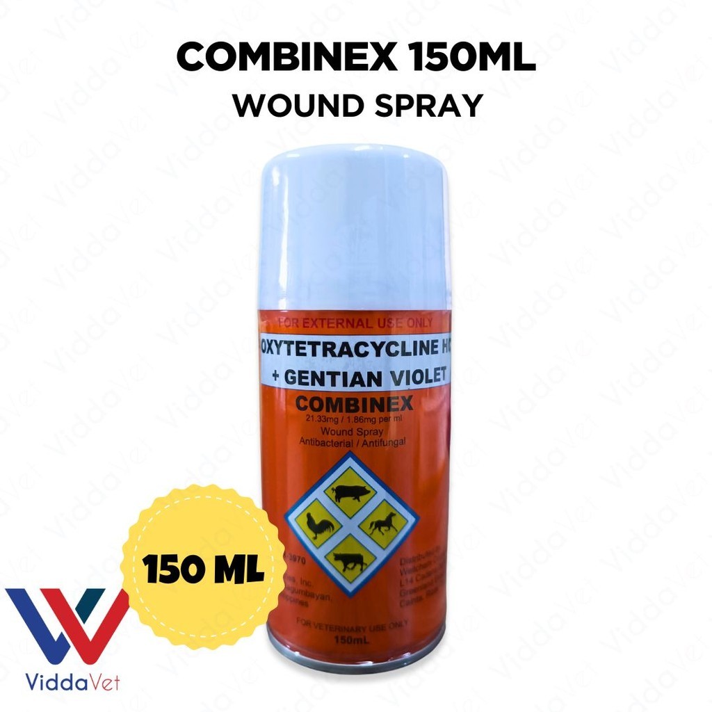 150ml Combinex Para sa Sugat, Gasgas, at Galos ng Hayop | Shopee ...
