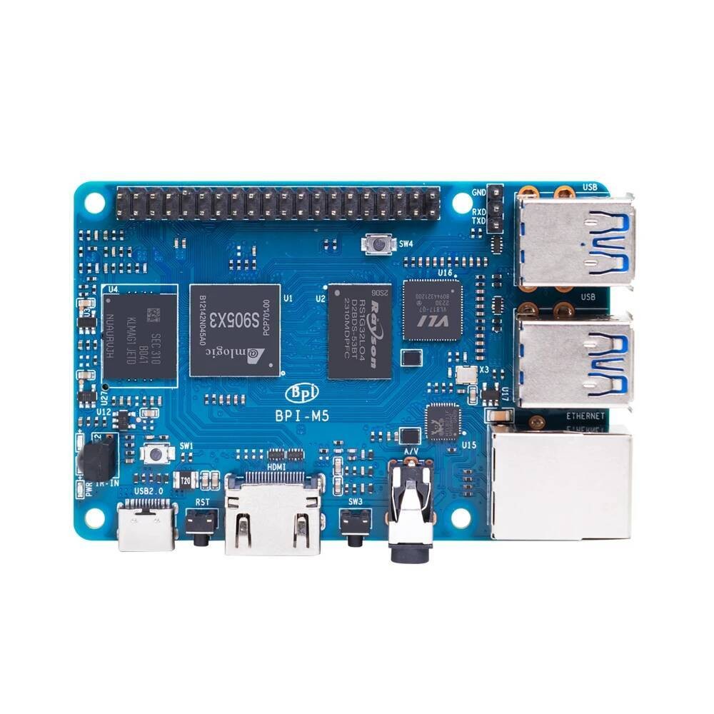 PI Banana BPI-M5 SET With Case Power Amlogic S905X3 Quad Core ARM Mali ...