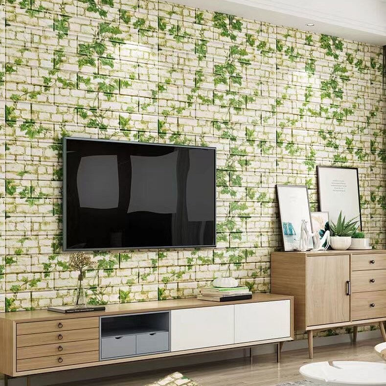 wall panel 3D Brick wallpaper brick wall 3D wall sticker foam self ...