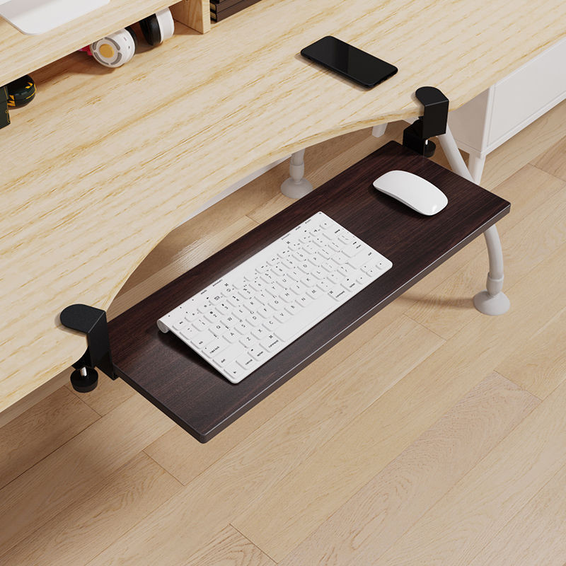Keyboard Tray Without Punching Keyboard Rack Slide Rail Computer Desk ...
