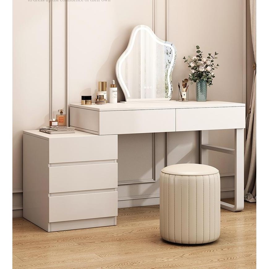Alivia. Dressing table with drawers. Simple office table Storage ...