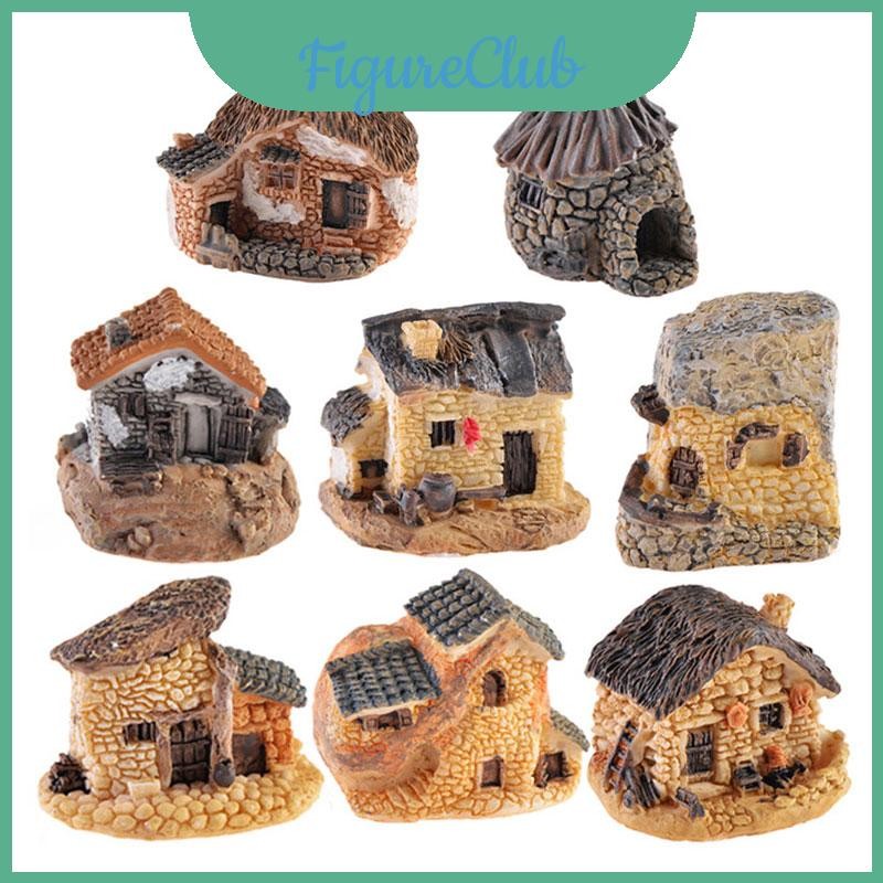 Unique Resin Mini Small House Cottages For Captivating Diy Designs ...