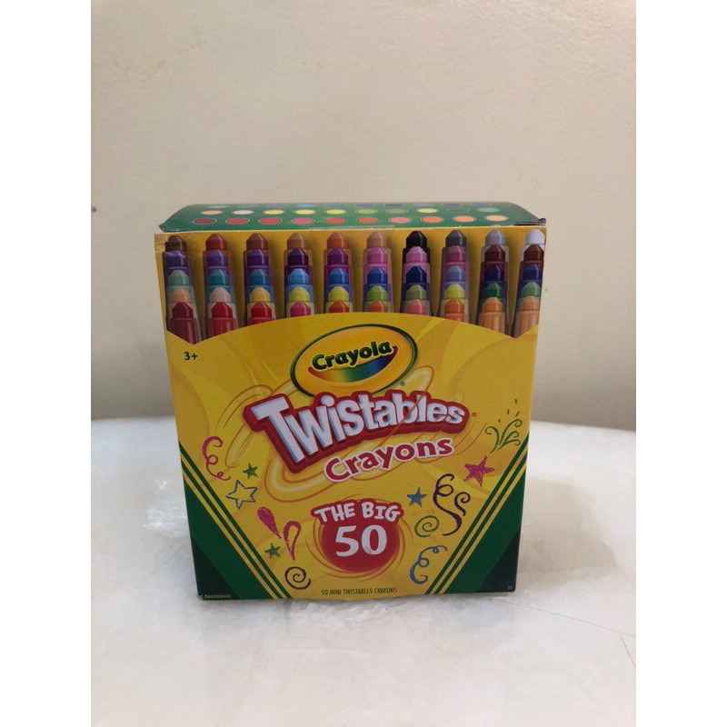 [BACK TO SCHOOL] Crayola Mini Twistables Crayons Coloring Set (50ct ...